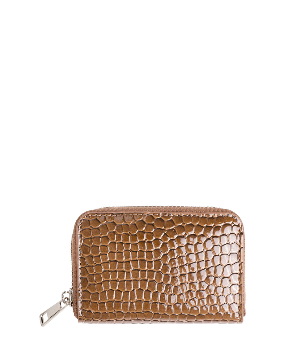 HVISK Ritsportemonnees Wallet Zipper Croco Brownish (124) | The Little ...